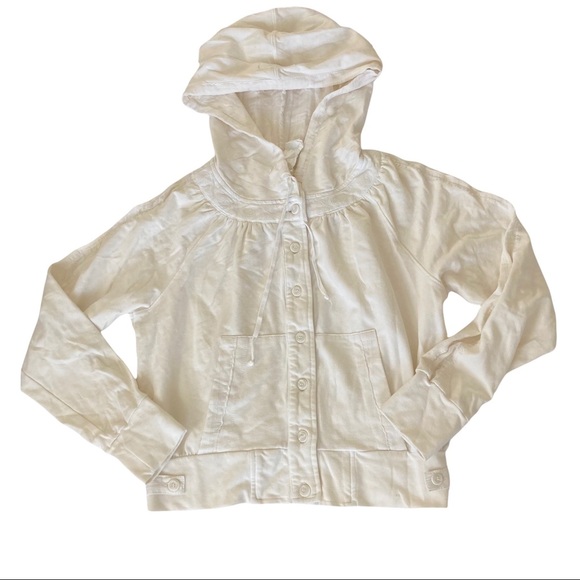 Da-Nang | Tops | New Danang Vintage Surplus White Hooded Jacket Size ...